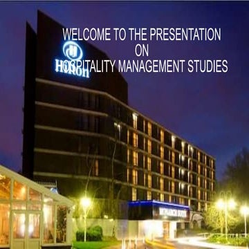Hospitality Management Studies on Hilton | PPTX