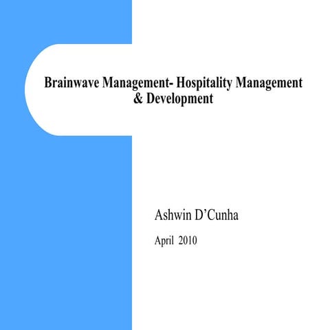 Hospitality Management Team | PPT