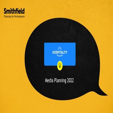 Hospitality Rising Media Planning Slides | PDF