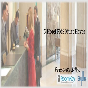 Guide to Hotel PMS System | PPTX