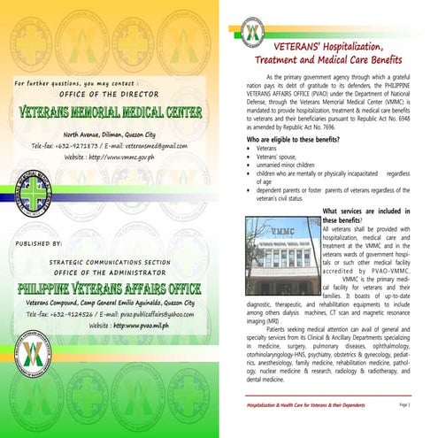PVAO Veterans Hospitalization Program Primer | PDF