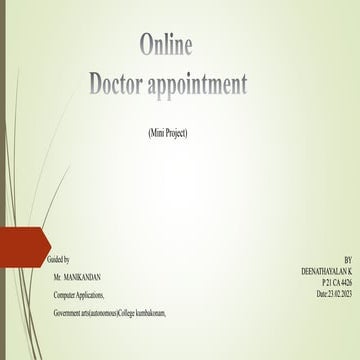 Hospital Management1 1 Pptx