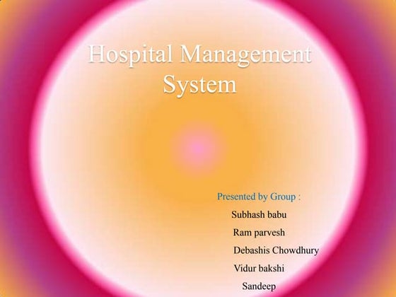 Flow chart of hospital management system | PDF
