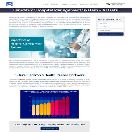 Hospital management system Benefits | PDF
