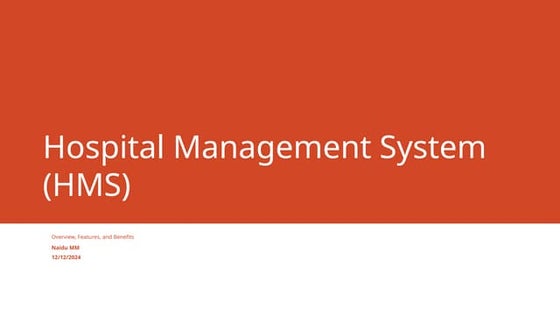 The Features of Hospital Information Management Systems | PPTX ...