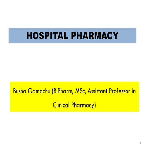 Pharmacy Practice (BP703T) Unit-2.pptx