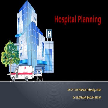 Hospital Planning and Designing- Green Hospitals | PPTX