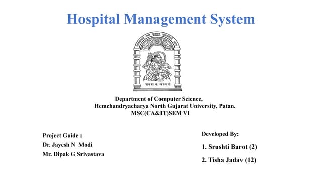 MEDICAL STORE MANAGEMENT SYSTEM | PPT
