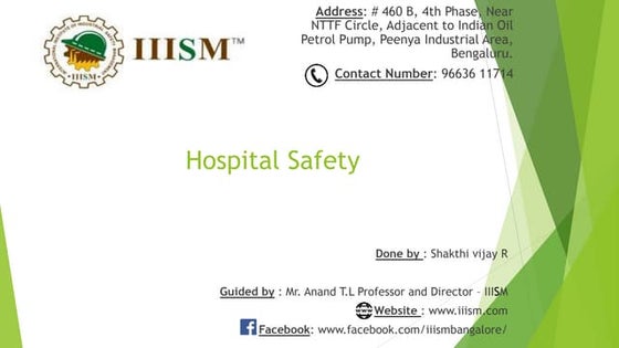 Safety in hospitals | PPT