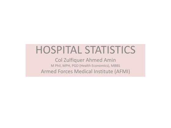 hospital_statistics_0 (1).pptx | Medical Health
