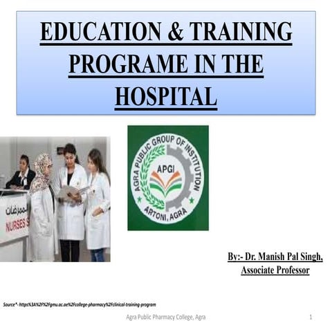 Hospital training & education | PDF