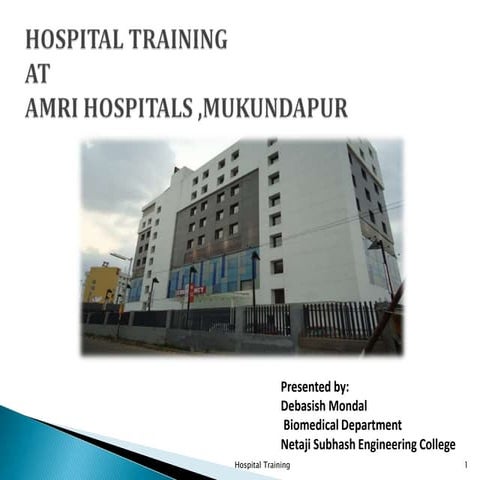Hospital training ppt | PPTX