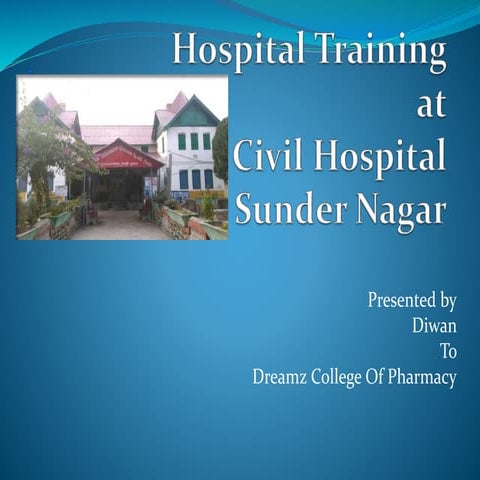 Hospital training ppt DIWAN | PPT