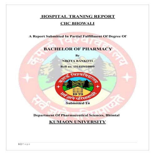 Hospital Training Report B.pharma 7th sem.pdf