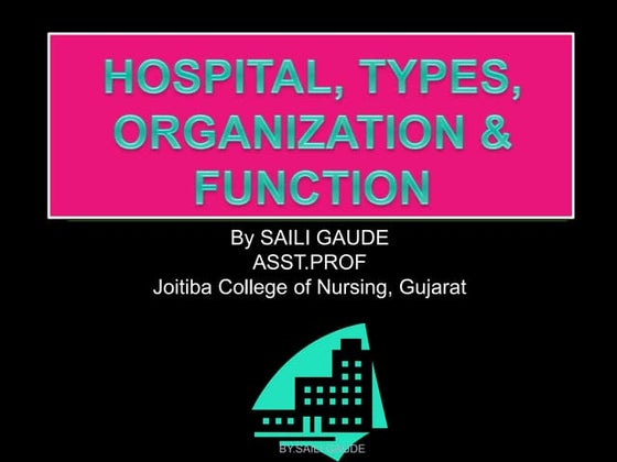Hospital types and functions | PPT