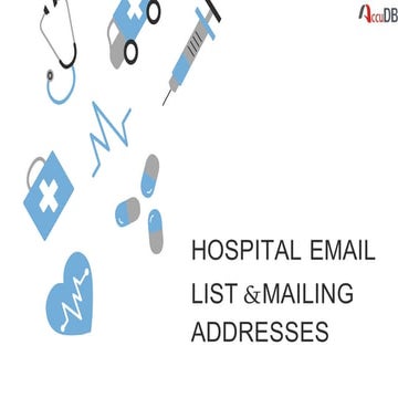 Hospital Email List & Mailing Addresses | DOCX