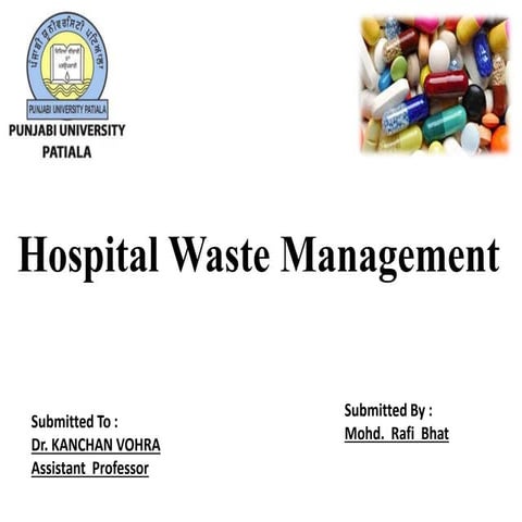 Biomedical waste management colour coding 2018 rules | DOCX