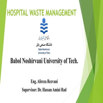 Hospital waste management PDF | PDF