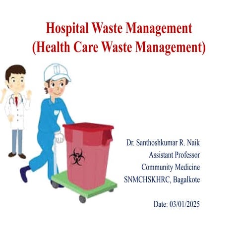 Hospital Waste Management for medical and paramedical healthcare ...