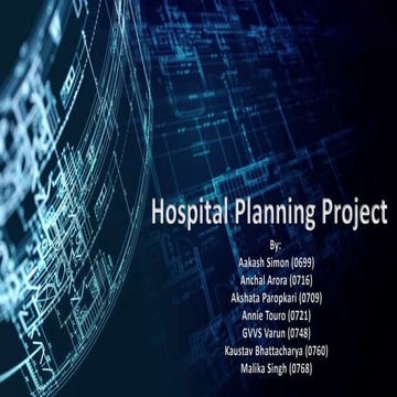 Hospital planning | PPTX