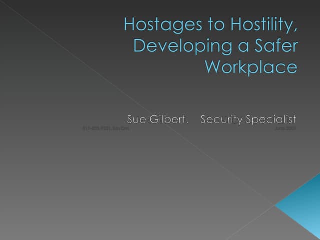 De-Escalation Techniques for Law Enforcement | PPTX