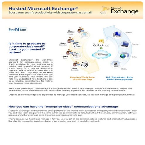 Hosted exchange | PDF