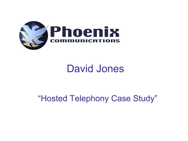 Hosted Ip Telephony Sole Trader Case Study | PPT Hosted Ip Telephony Sole Trader Case Study | PPT