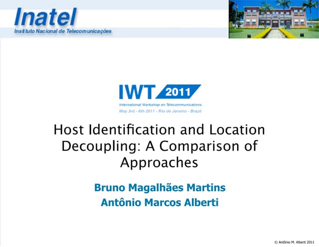 Host Identification And Location Decoupling A Comparison Of Approaches