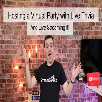 Hosting a virtual party with live trivia | PPTX