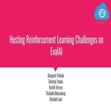 Code Upload Challenge on EvalAI | PPT
