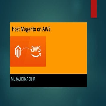 Host Magento-Ecommerce platform on AWS | PDF