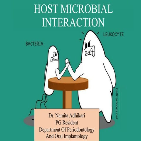 host microbial interaction and toll like receptors | PPT