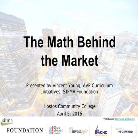 Mathematics Behind the Market for Students | PDF