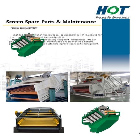 HOT Screen Spare Parts & Maintenance | PDF