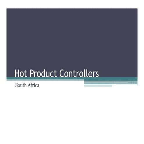 Hot products-seminar-presentation-matthew-dyball | PDF