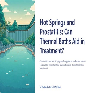 Hot Springs and Prostatitis: Can Thermal Baths Aid in Treatment | PPTX