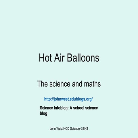 Hot air balloons | PPT