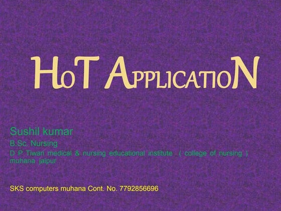Hot application.pptx