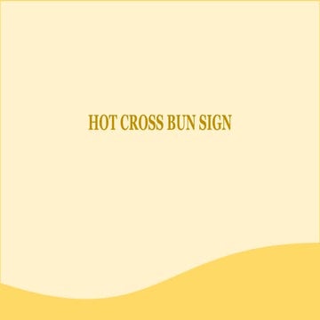 Hot cross bun appearance | PPTX