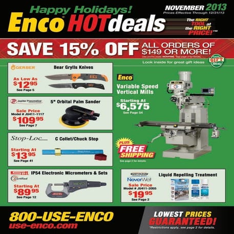 Enco HOTdeals November 2013 Catalog | PDF