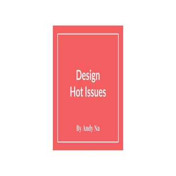 Hot design issues 1804 | PDF