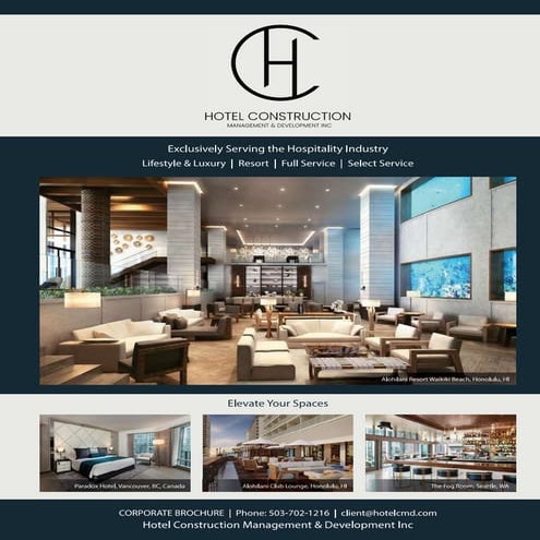 Elevating Hotel Projects with Expert Construction Management & Development | PDF