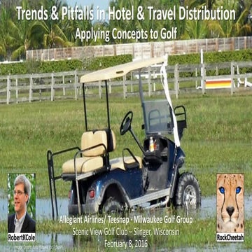 Hotel & Travel Distribution Lessons For Golf Course Owners | PDF