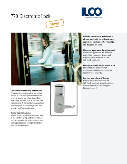 In Vue Cabinet Lock Info Sheet | PDF