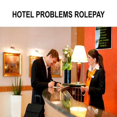 Hotel roleplay | PDF
