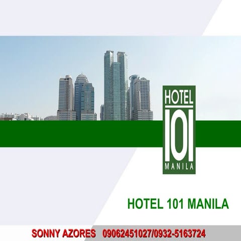 HOTEL 101 Presentation | PPT