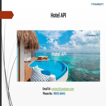 Hotel API | Hotel Booking API .pptx