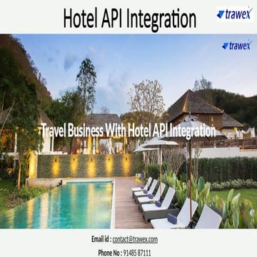 Hotel API Integration | Hotel Booking API | Hotel API Provider | PPT