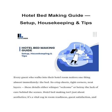 Hotel Bed Making Guide — Setup, Housekeeping & Tips.pdf