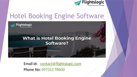 Hotel booking management system | PPT